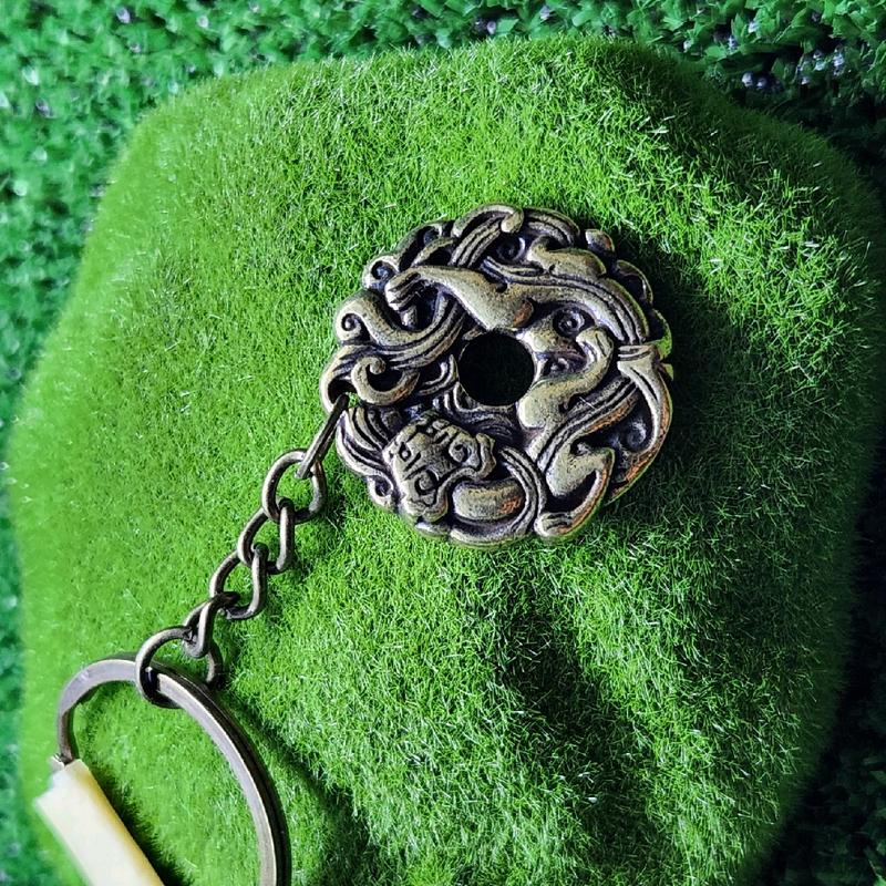 keychain solid copper Pixiu Donut - TikTok Shop Malaysia