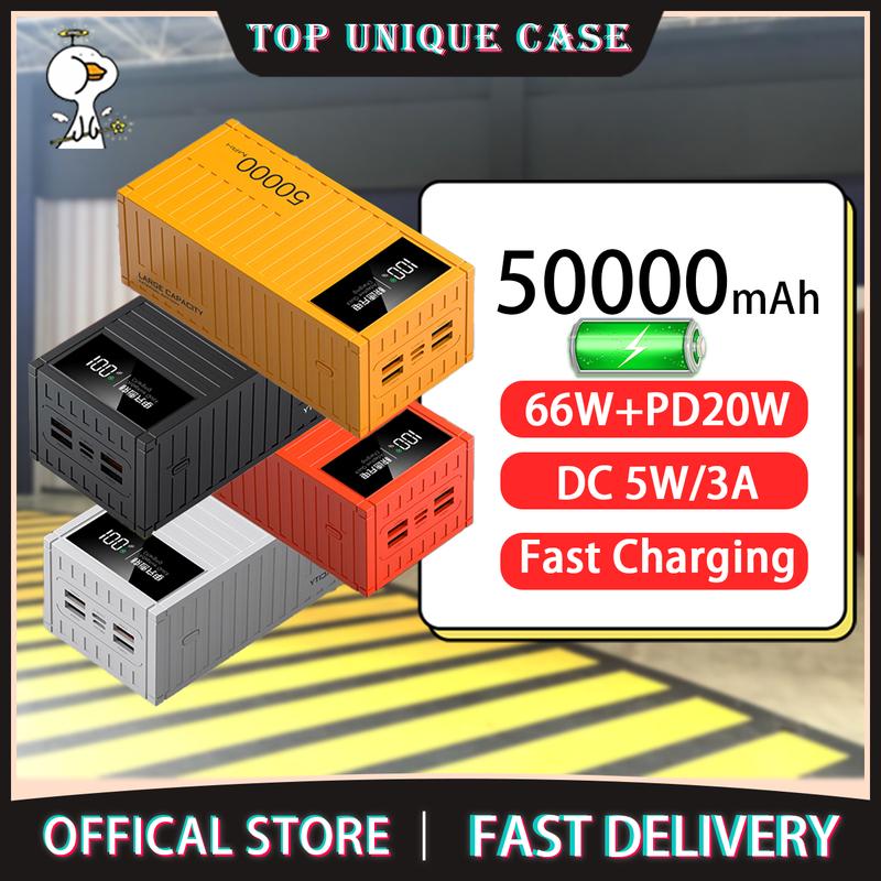 【READY STOCK】Container Power Bank 50000mah Fast Charging Built-in ...