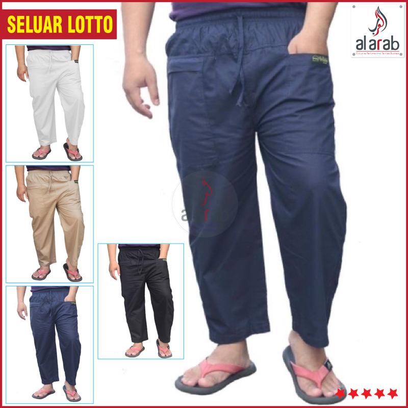 LOTTO SELUAR LELAKI SELUAR Jubah Kurta @ seluar umrah haji 100% ...