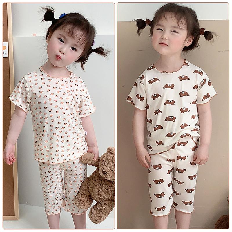 Terno Pajama For Girls Outfis Sleepwear Icy Silk Material Wearing ...