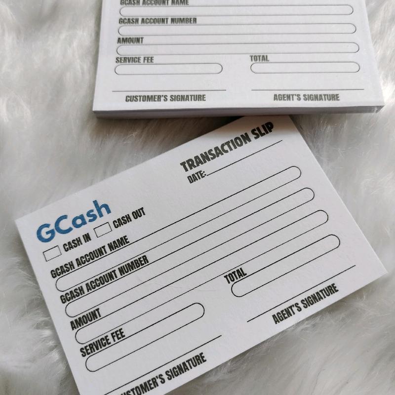 GCASH , PAYMAYA - CASH IN AND CASH OUT TRANSACTION SLIP - TikTok Shop ...
