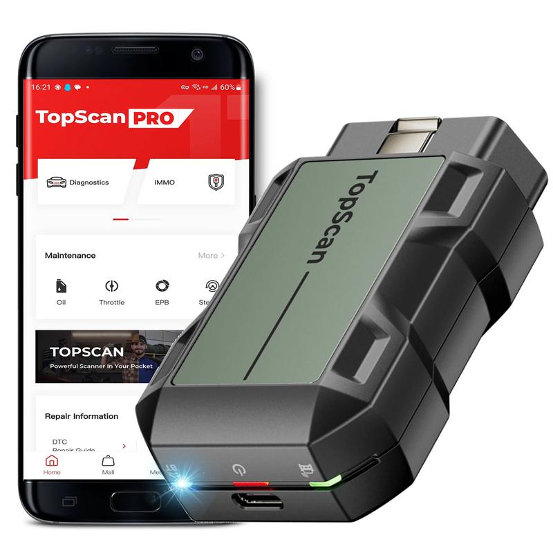 TOPDON TopScan Pro obd2 Scanner Bluetooth Connect Full Syste - TikTok Shop