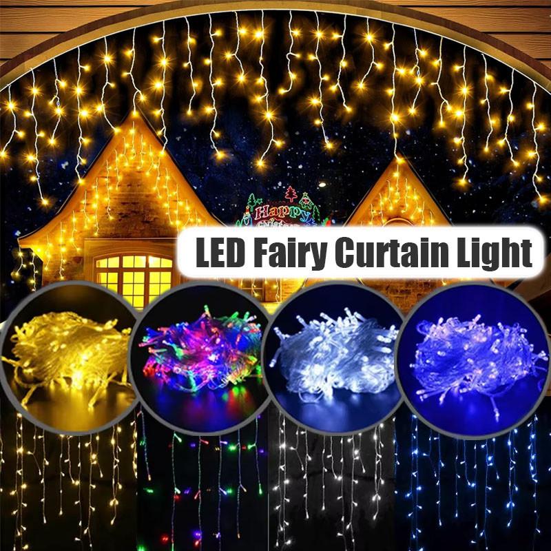 Tali Lampu LED LED Bola Gelembung Kristal Tali Titisan Air Lampu ...