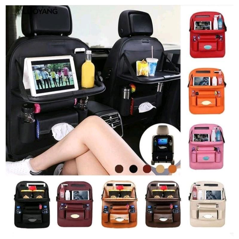 Car seat organizer tas meja lipat untuk dimobil tas jok belakang - Shop ...