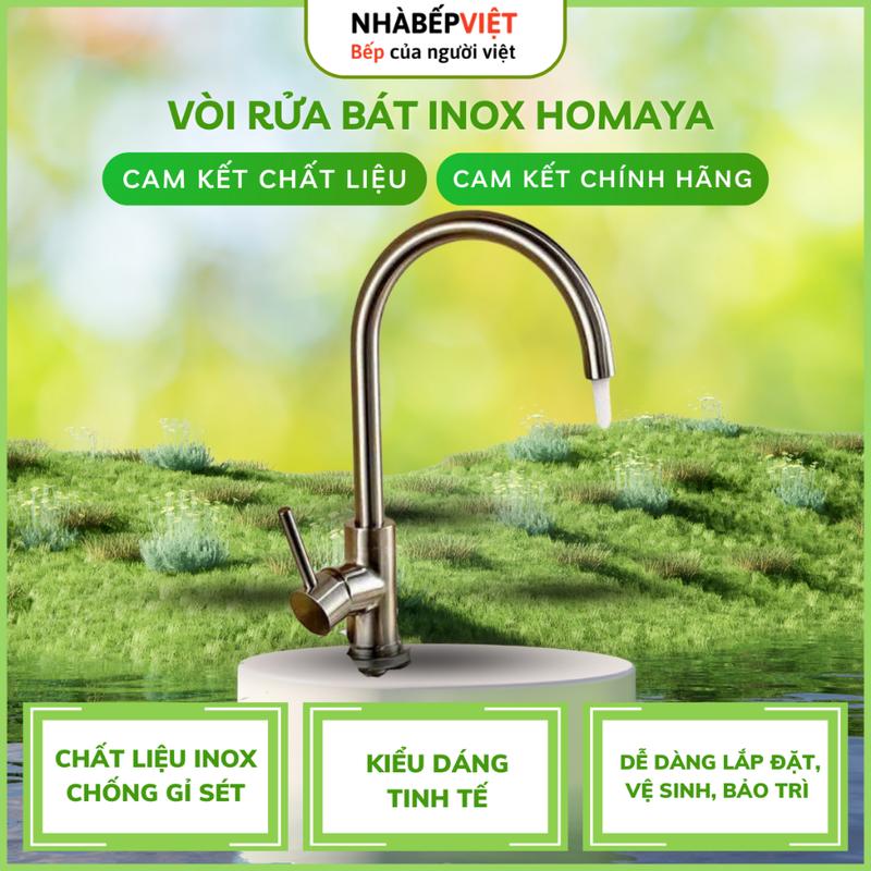 Vòi rửa bát inox lạnh Hãng homaya - TikTok Shop Vietnam