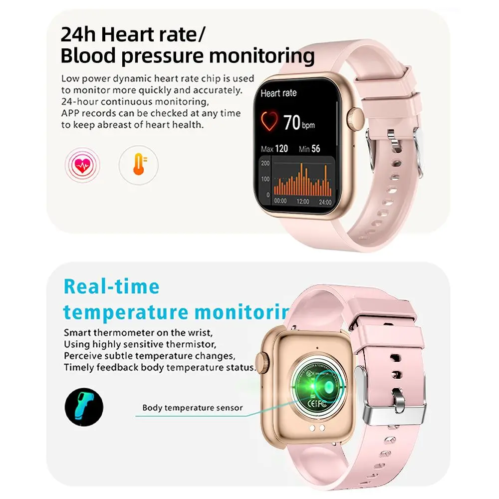 Multifunctional Smartwatch Wearable Devices, 1 Piece Touch Screen ...
