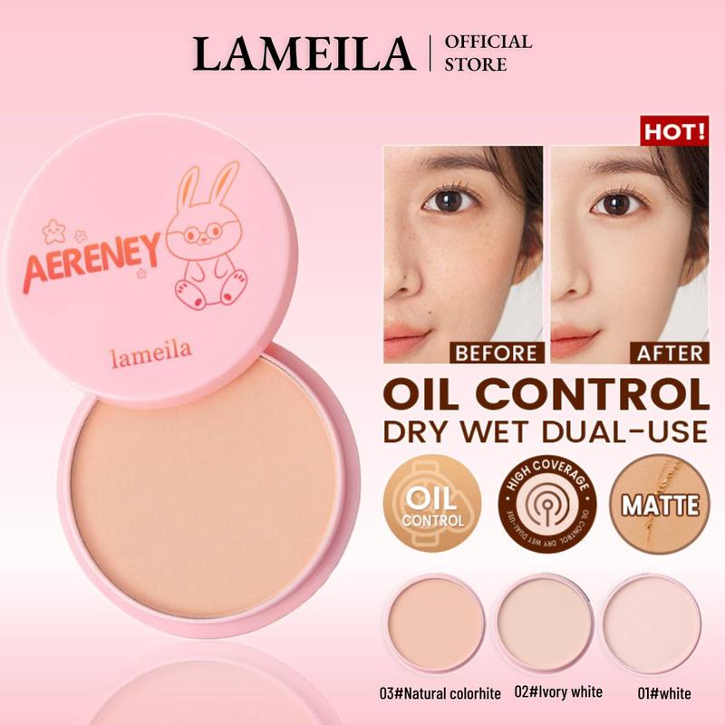 LAMEILA 3 Colors Pressed Powder Waterproof Long-lasting Full - TikTok ...