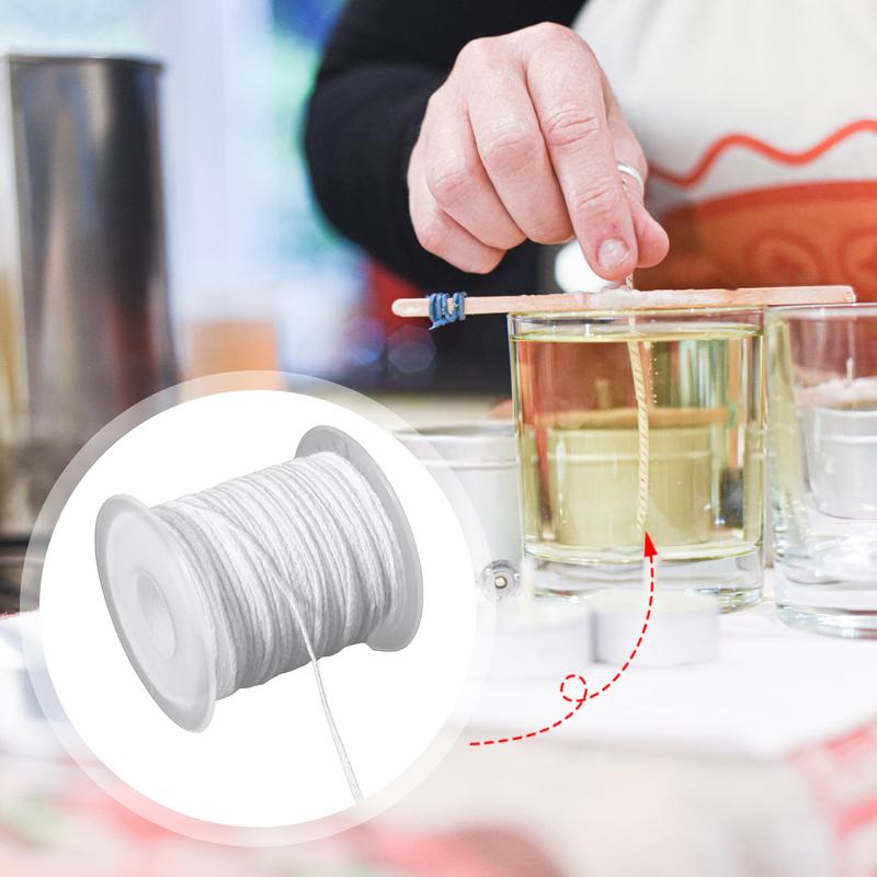 Candle Wick | Cotton Braided Wick Candle Wick Spool | Coated - TikTok ...