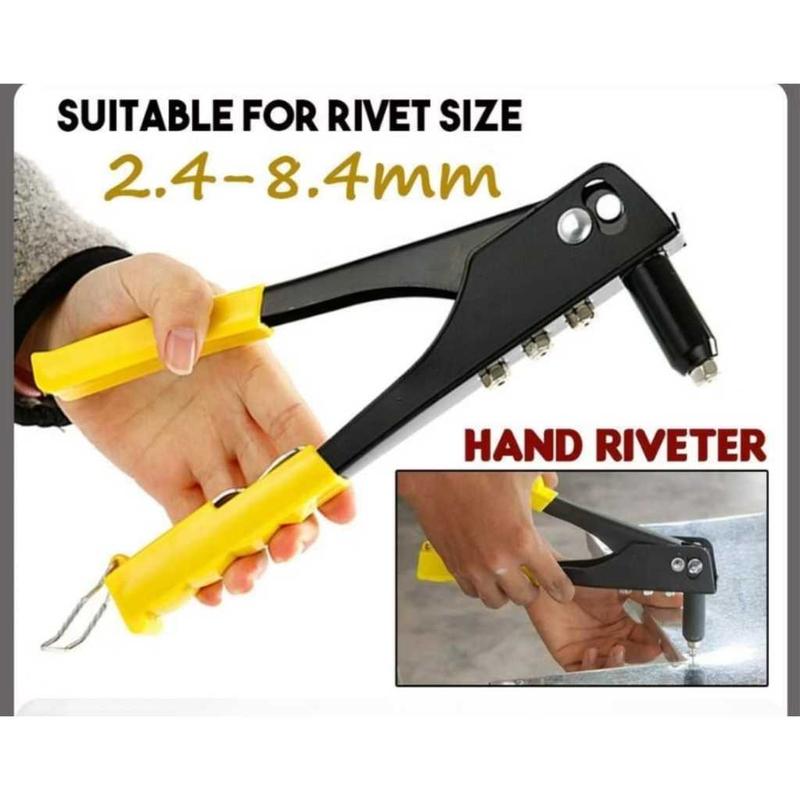9 INCH HAND RIVETER SUITABLE FOR RIVET SIZE 2.4MM 3.2MM 4.0M - TikTok ...
