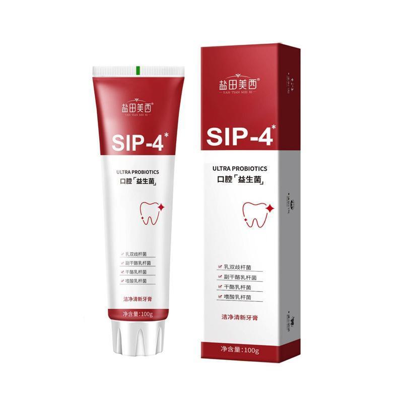 Sp-4 Probiotic Brightening White Toothpaste for Stain Remova - TikTok ...
