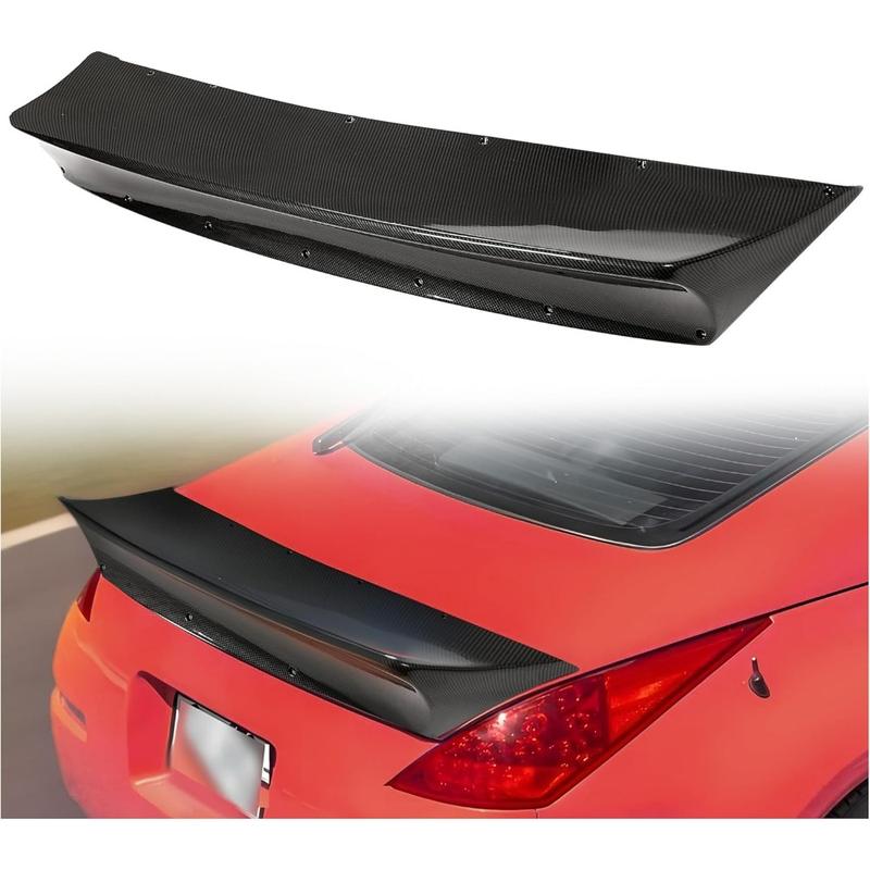 Carbon Fiber Look Rear Spoiler Compatible with 2003-2008 for Nissan ...