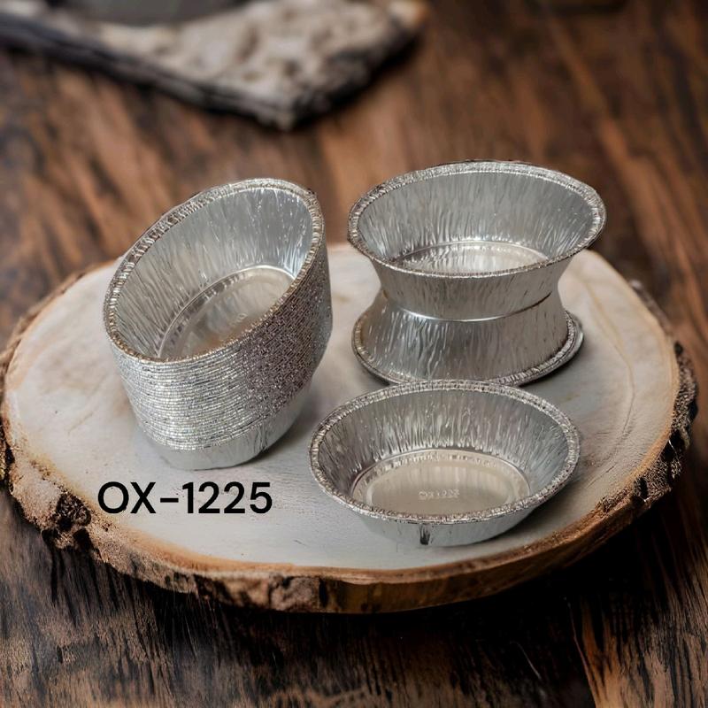 100pcs Aluminium foil tray OX-1225 tanpa tutup | Wadah Aluminium - Shop ...