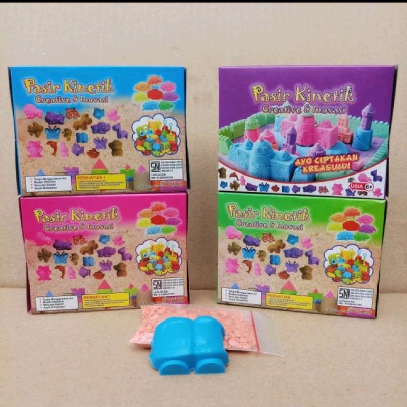 [ Promo 2 Dus ] Mainan Pasir Kinetik Dus Kecil / Magic Sand / Mainan ...