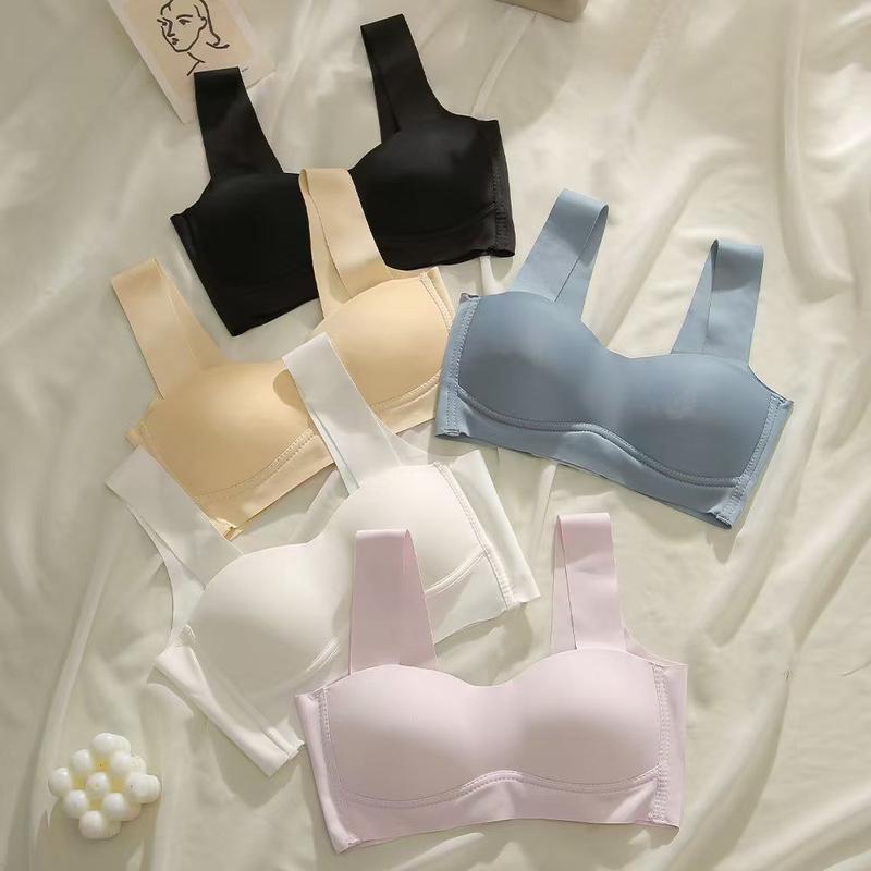 Women's Seamless Bras Large Size Wireless Full Coverage Gather - TikTok ...