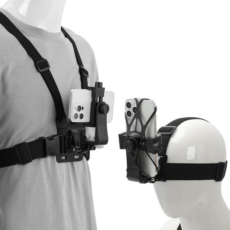 Mobile Phone Chest Strap Harness Mount Head Strap Holder Kit - TikTok Shop