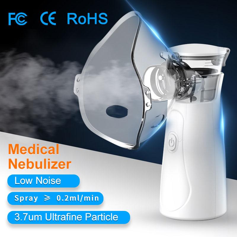 【Local stock】NEBULIZER MESH MINI INHALER ELECTRIC BATTERY BATTERY ...