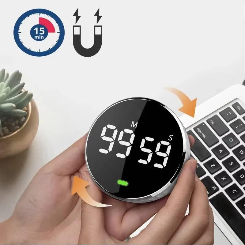 Digital Timer Smart Timer Magnetic Electronic Cooking Countdown ...