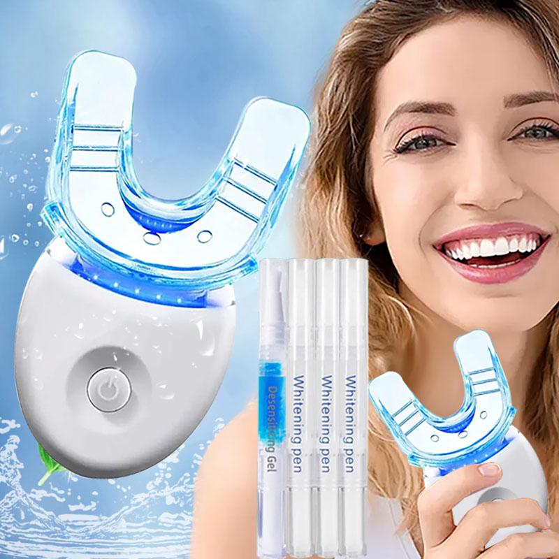 LED Light Tooth Whitener - 5X Package with 3pcs Whitening Pens - TikTok ...