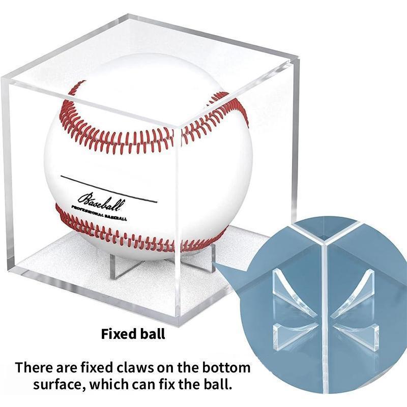 Acrylic Baseball Display Box - 80*80*80 Transparent, For Baseball ...