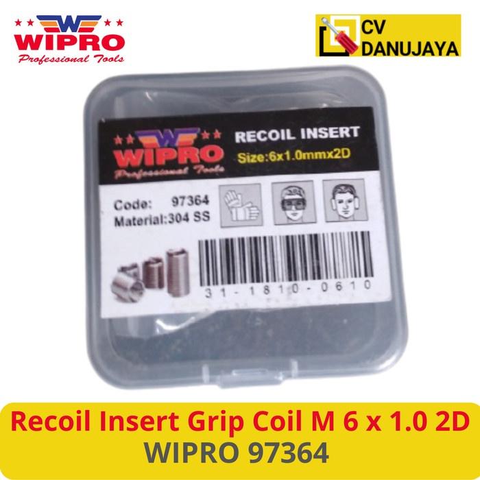 Jual Grip Coil M 6x1.0 2D Tap Drat Tambah Daging Recoil Insert WIPRO ...