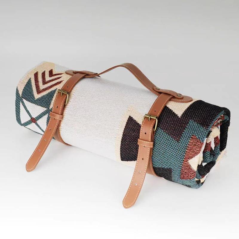 🧳 🌼 Practical Travelers! PU Leather Blanket Straps for Picnics - TikTok ...
