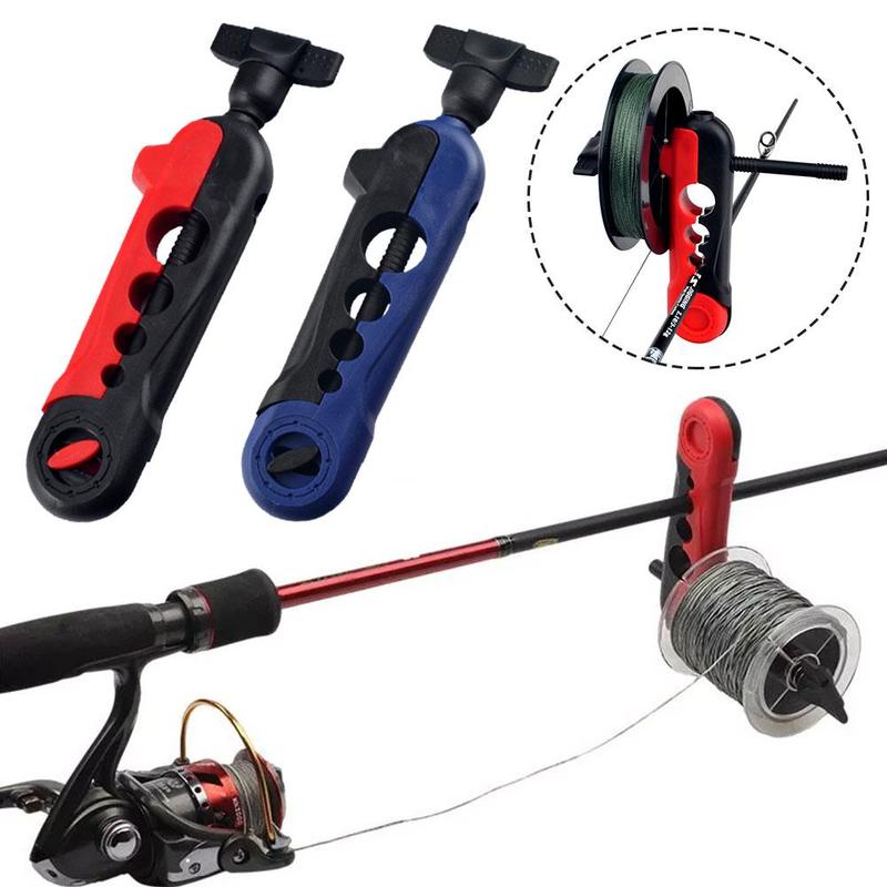 Portable Fishing Line Spooler Adjustable Spinning Rod Holder - TikTok ...