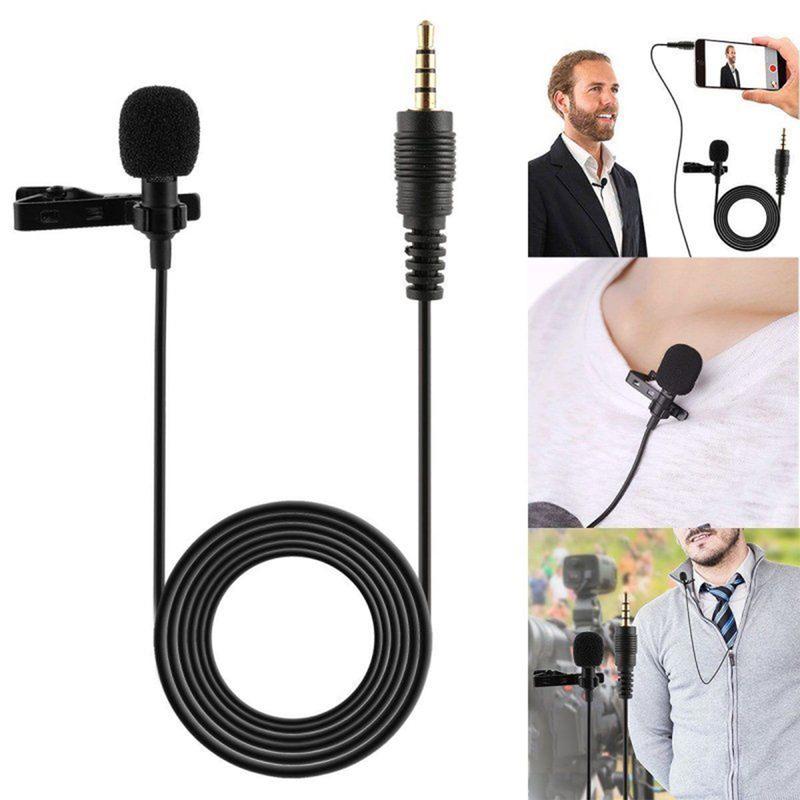 Er.Q-3.5mm Clip-on Lapel Microphone Hands Free Wired Condenser - TikTok ...