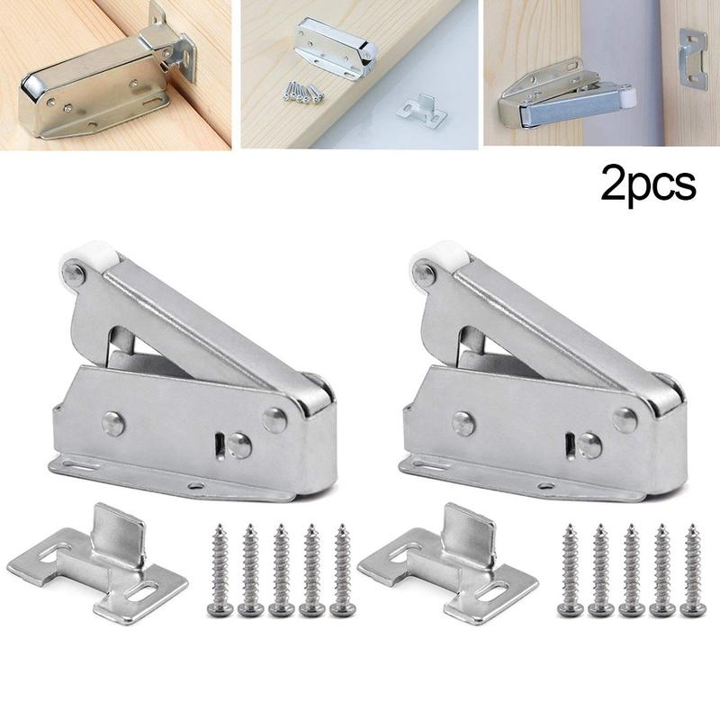 2pc Loft Touch Catch Latch Cupboard Door Hatch Attic Push to - TikTok ...