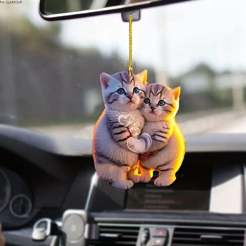 FA GLAMOUR Fashion Dog Cat Key Chain Bag Pendant Car Key Rin - TikTok ...