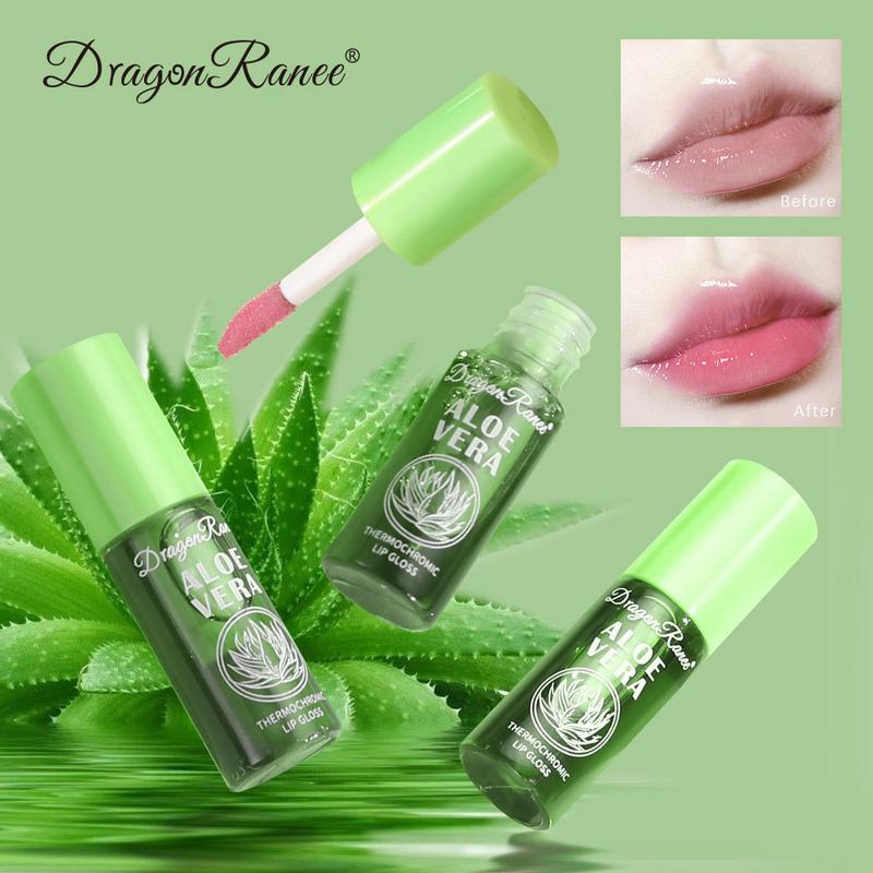 Pelembap Minyak Pati Penjagaan Bibir Berubah Warna, Aloe Vera, Tidak ...