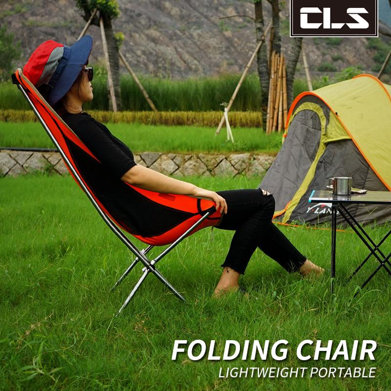 CLS South Korea Outdoor Portable Folding Chair Camping Ultralight ...