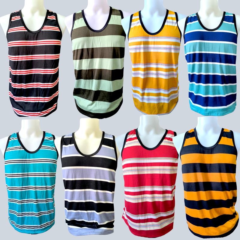 Sando Stripe Buy 10 Get 2 Free Adult size Fit to XL Negosyo Bundle ...