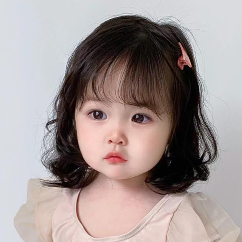 Rambut Palsu Kanak-kanak untuk Kanak-kanak Perempuan, Rambut Kerinting ...