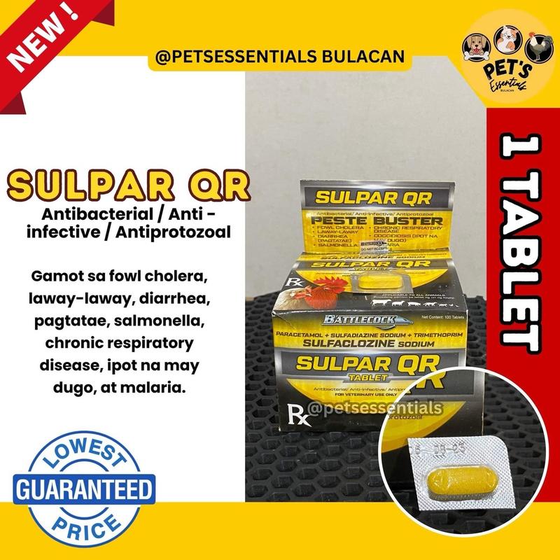 Sulpar QR Antibacterial 1 Tablet For Poultry - TikTok Shop Philippines