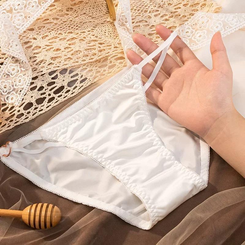 Invisible Ice Silk Panties Women Seamless Briefs Female Underpants ...