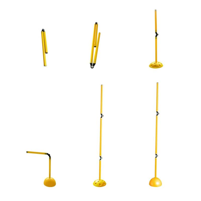 Football Agility Training Poles Sports Training Sticks Foldable ...