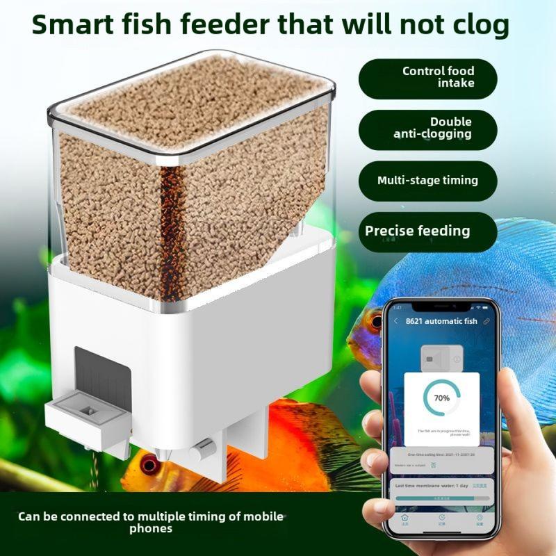 Smart Automatic Feeder Mobile WiFi Timer Remote Control Fish - TikTok ...