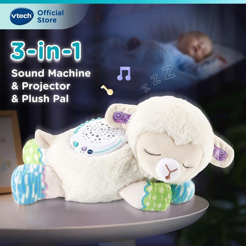 VTech 3 in 1 Starry Skies Sheep Soother with 3 projector dis - TikTok ...