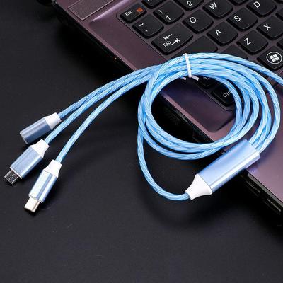 1 Piece 1.2M USB Streamer 3 In 1 Data Cable TikTok Analytics Profile by ...