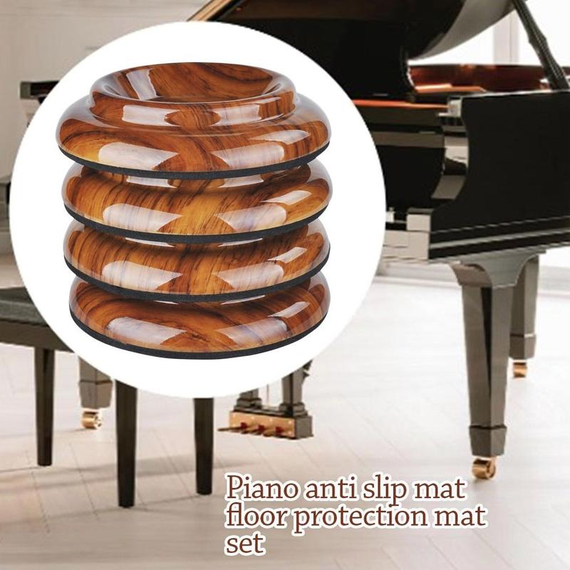 Funny Lifing New ABS Piano Mats Solid Wood Black / Wood / Brown ...