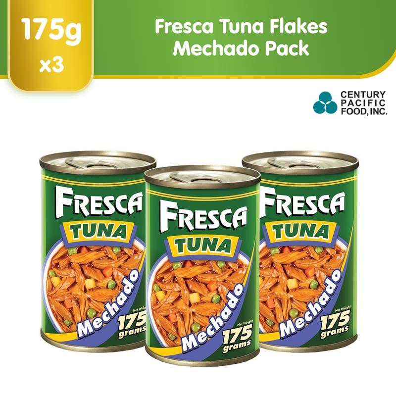 Fresca Tuna Flakes Mechado 175g x3 - TikTok Shop Philippines
