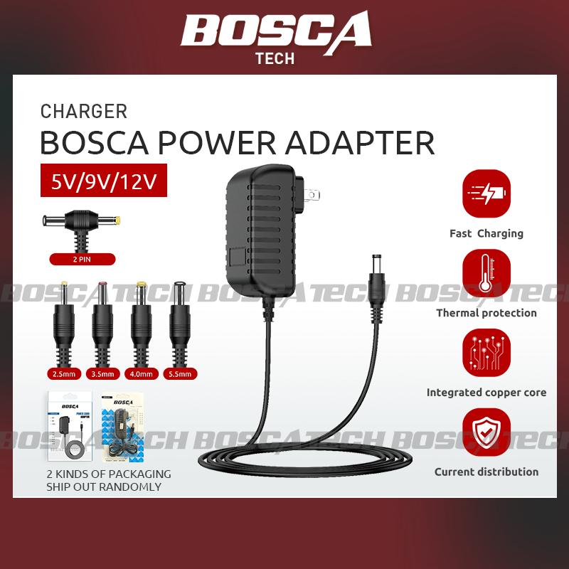BOSCA 5V 9V 12V AC DC Power Adapter 2.5mm 3.5mm 4.0mm 5.5mm - TikTok ...