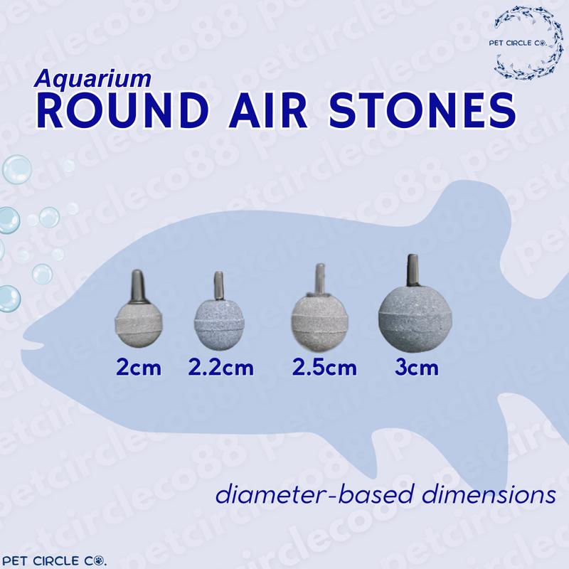 Aquarium Round Air Stones Mineral Bubble Diffuser Airstone 2cm - TikTok ...
