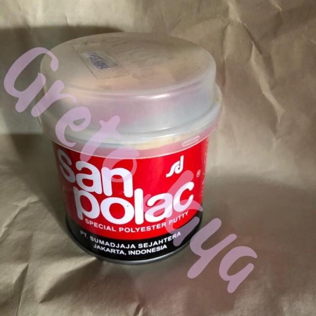 ( 1/4 Kg ) Dempul Sanpolac San Polac 1/4kg Mobil Motor Besi Kayu - Shop ...
