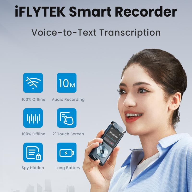 iFLYTEK Smart Recorder, Support Offline Voice Transcription in - TikTok Shop