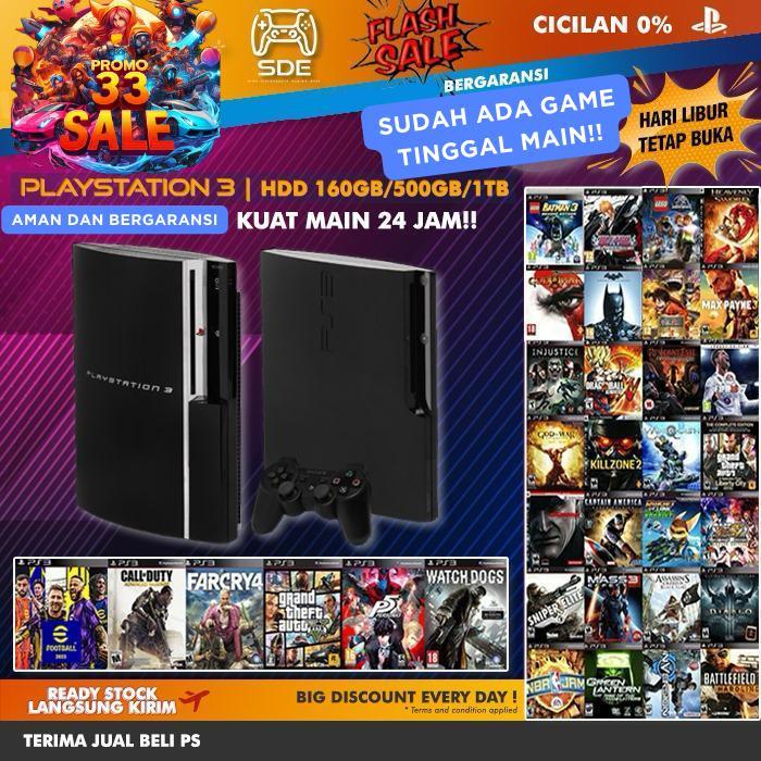 Sony ps3 slim 25/ fat CHL / superslim 128gb/250gb/500gb/1tb - Shop | Tokopedia