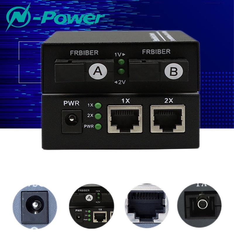 Single Fiber Converter 2G2E Port Gigabit Optical Fiber Media - TikTok ...