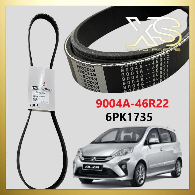( 100% ORIGINAL ) PERODUA ALZA FAN BELT ( 6PK1735 ) ( 9004A-46R22 ...