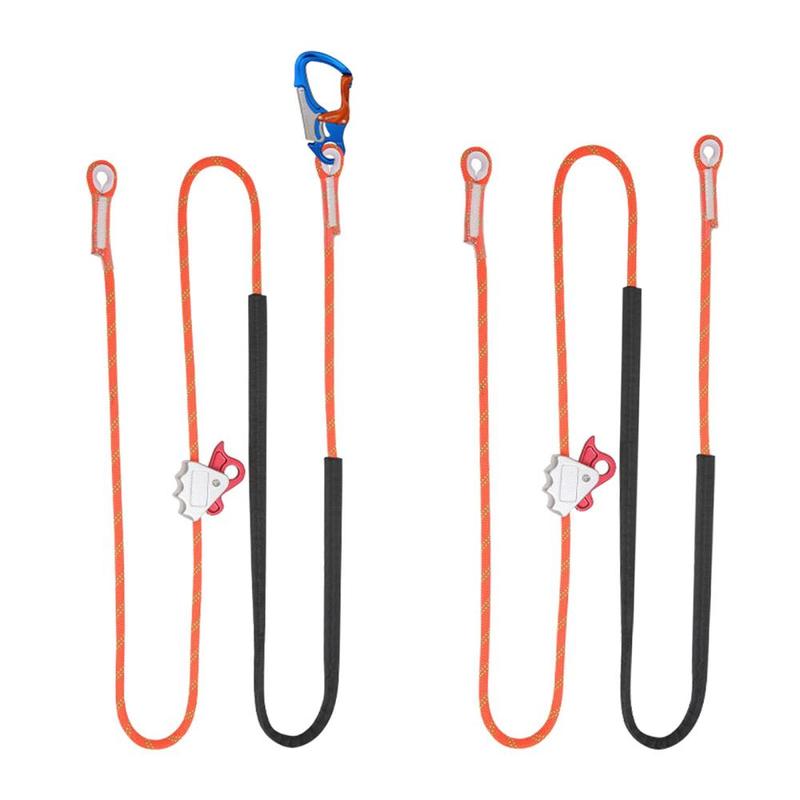 Safety Climbing Adjustable Positioning Lanyard Rope Cut Resistant Fall ...