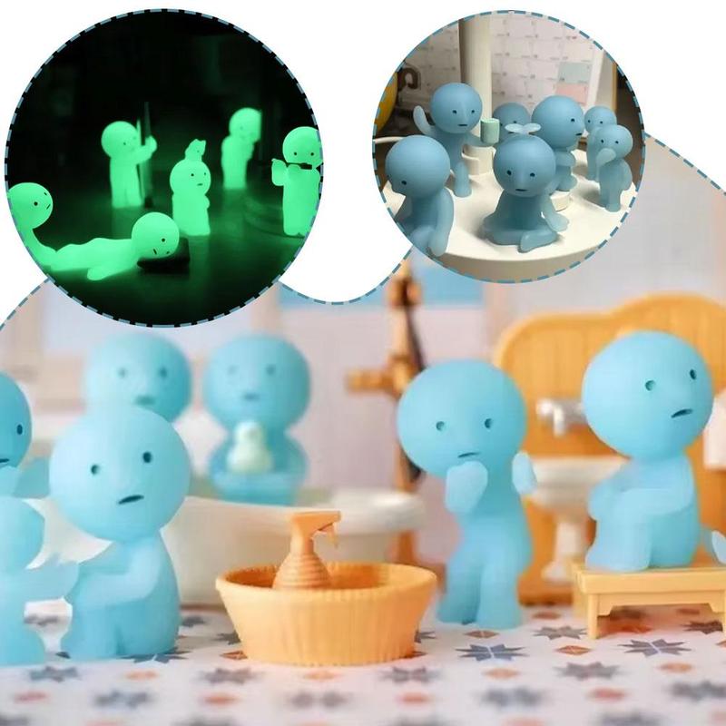 Night Light Mini Doll Blind Box Smiski Nightlight Figure Cut - TikTok ...